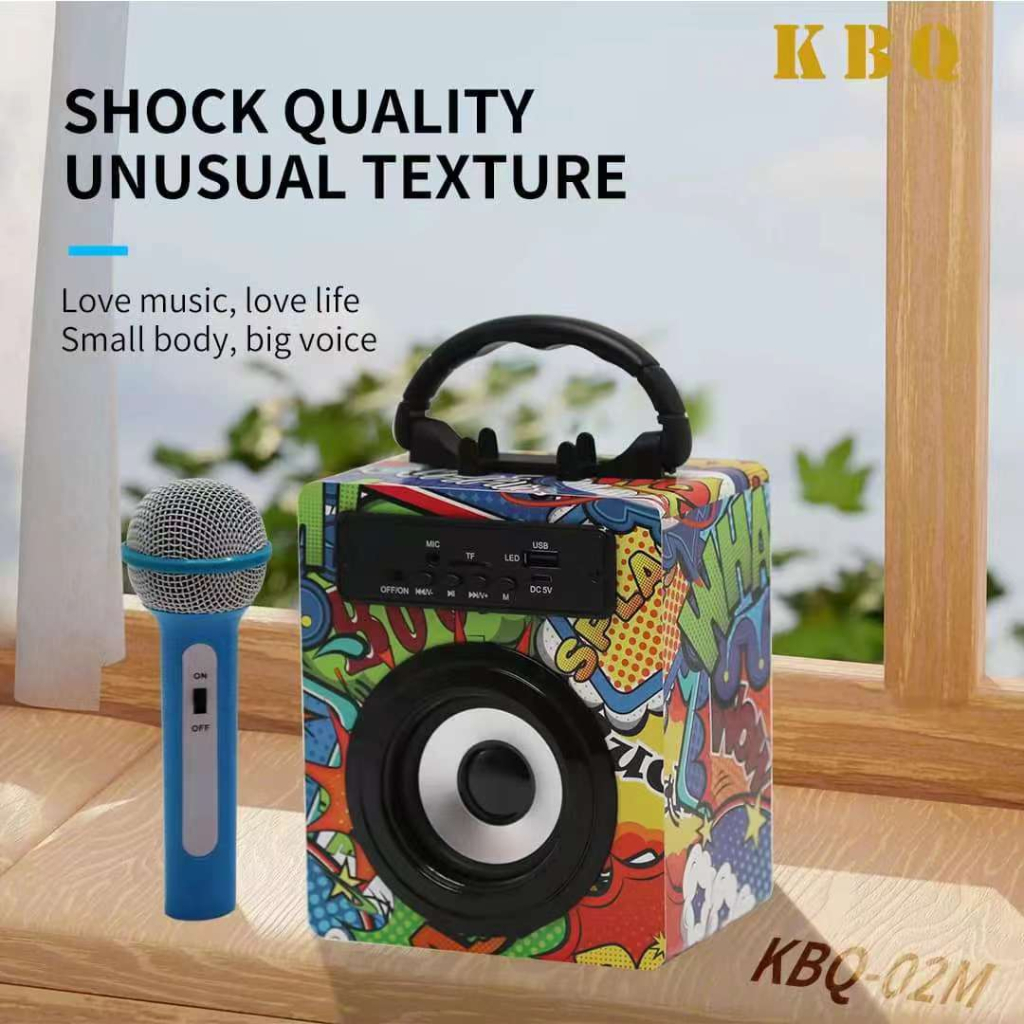 KBQ-02M Wireless Bluetooth V5.3 Portable Speaker / Super Bass ...