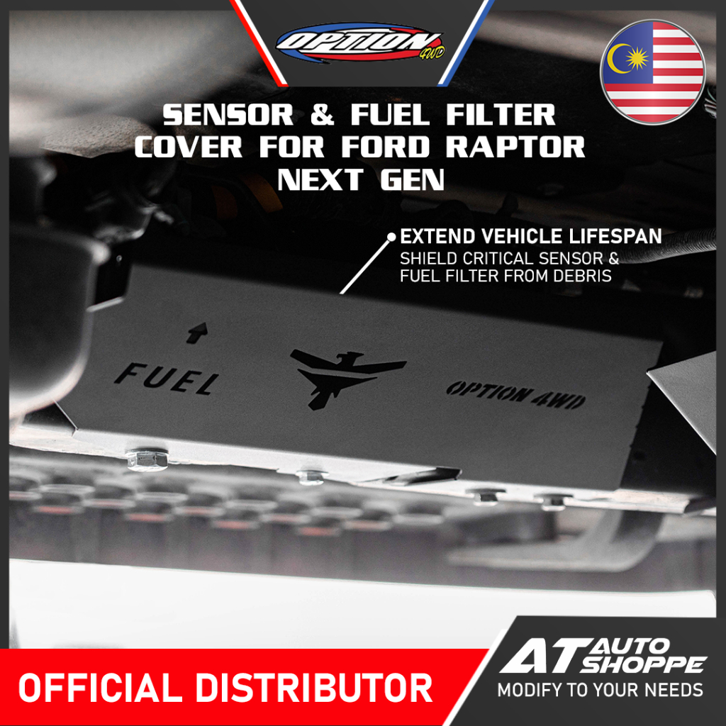OPTION4WD SENSOR AND FUEL FILTER COVER FOR FORD RAPTOR V6 PETROL NEXT ...