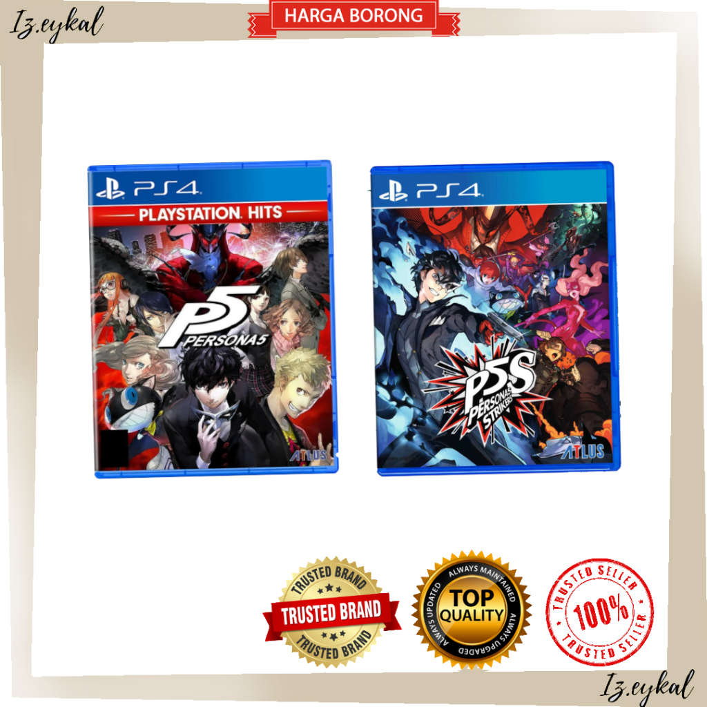 [PHYSICAL DISC] CHEAPEST PS4 Persona 5 / Persona 5 striker strikers R3 ...