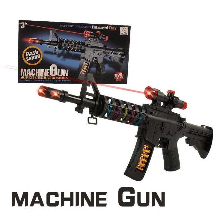 Super Electronic Toys Gun With Colorful Light and Sound Electric Gun ...