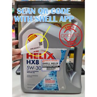 S2U Original Engine Oil Shell Helix HX8 5W30 SN PLUS Fully Synthetic ...
