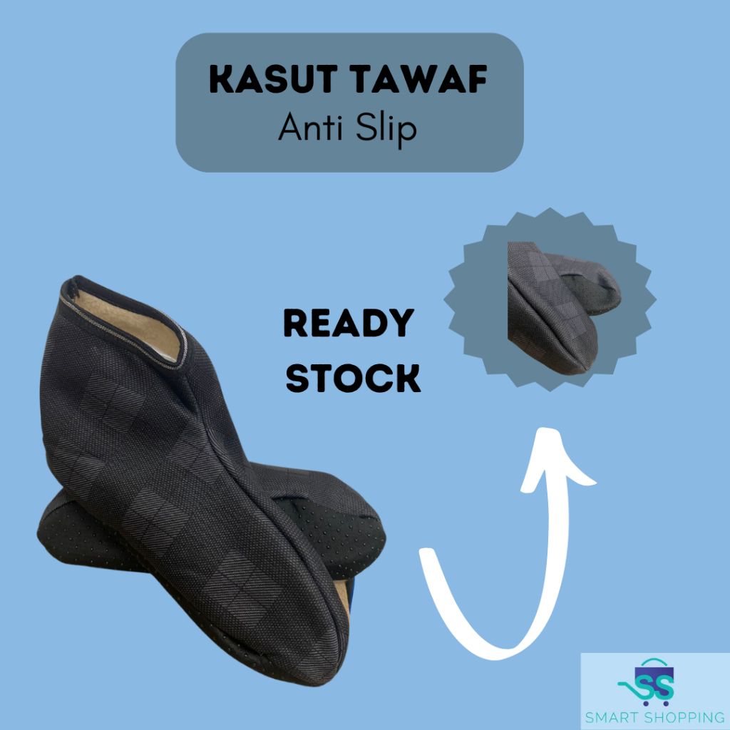 KASUT / STOKIN TAWAF UMRAH & HAJI SAIZ TINGGI ( MUSLIMIN & MUSLIMAH ...