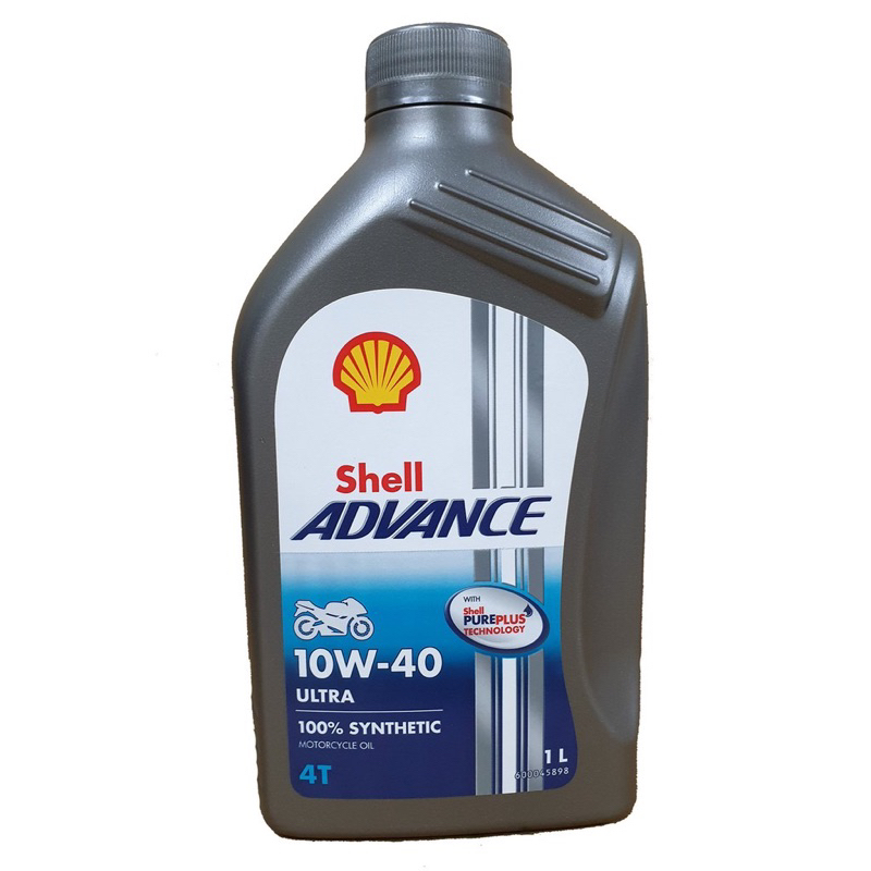 (100% ORIGINAL) Shell Advance 4T Ultra 10W40 Fully Synthetic Motor Oil ...