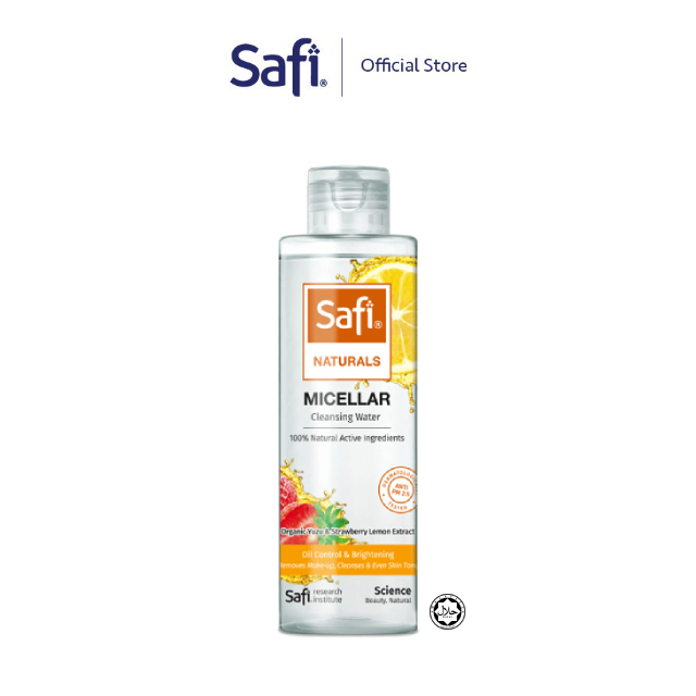 SAFI Naturals Micellar Cleansing Water Yuzu & Strawberry Lemon 200ml ...