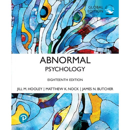 College Textbook - Abnormal Psychology, Global Edition, 18th edition ...