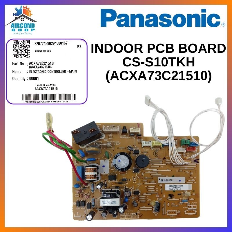 PANASONIC INDOOR PCB BOARD ORIGINAL 100% 1.0HP [CS-S10TKH] AIR ...