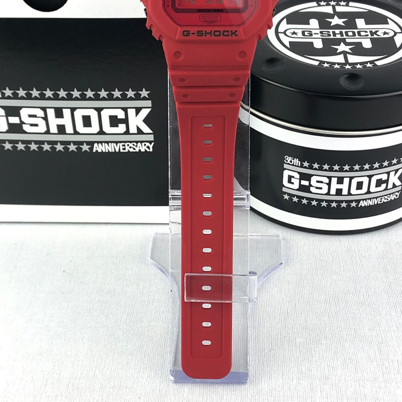 G Shock 35th Anniversary Red Out Series DW-5635C-4 Square G Shock 35th Anniversary Red Out Series DW-5635C-4 Square