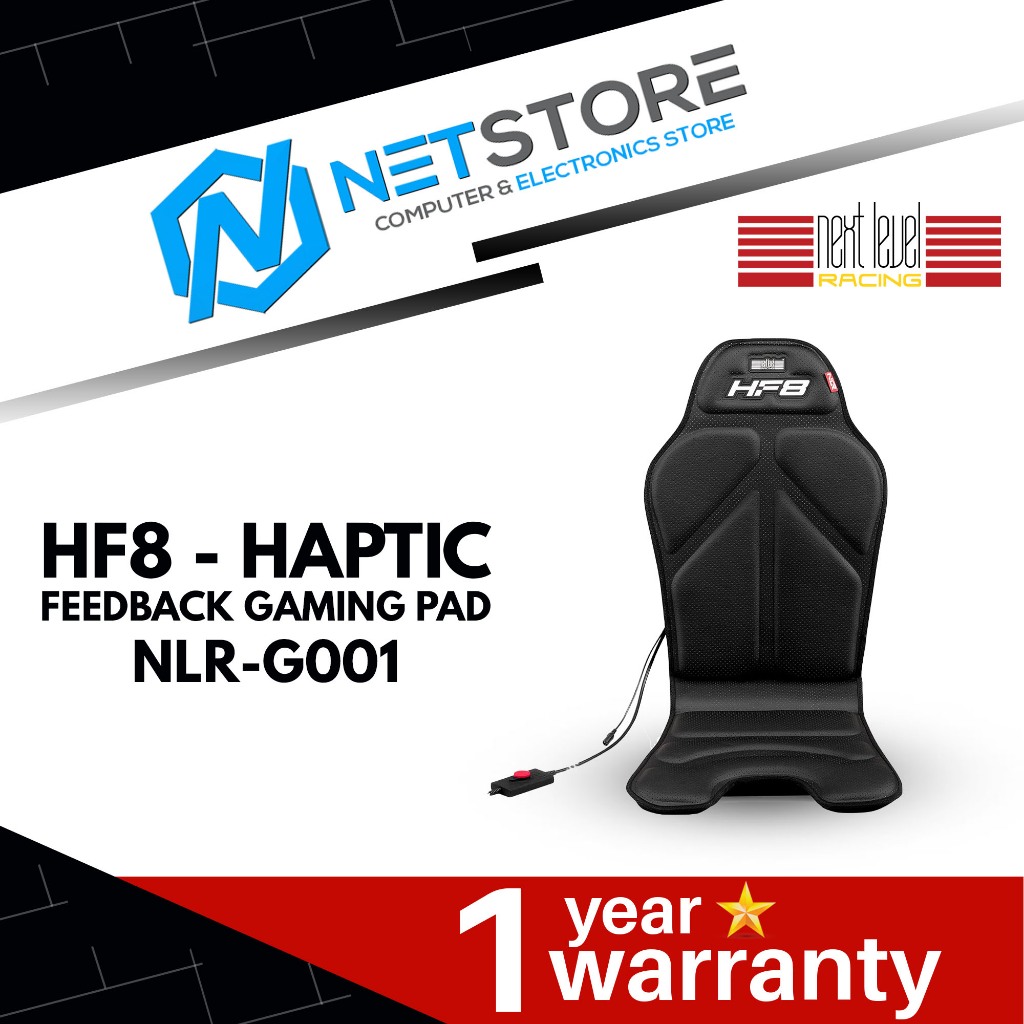 NEXT LEVEL RACING HF8 - HAPTIC FEEDBACK GAMING PAD - NLR-G001 | Shopee ...