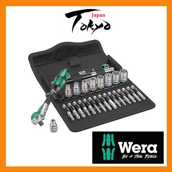 Wera 8100 SA 6 Zyklop Speed Ratchet Set, 1/4" drive, metric, 28 pieces ...