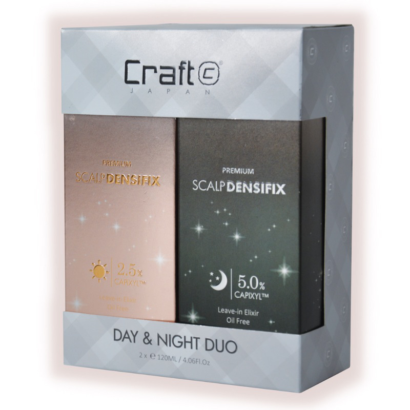 Craft Premium Scalp Densifix Hair Tonic ( Day & Night Duo ) | Shopee ...