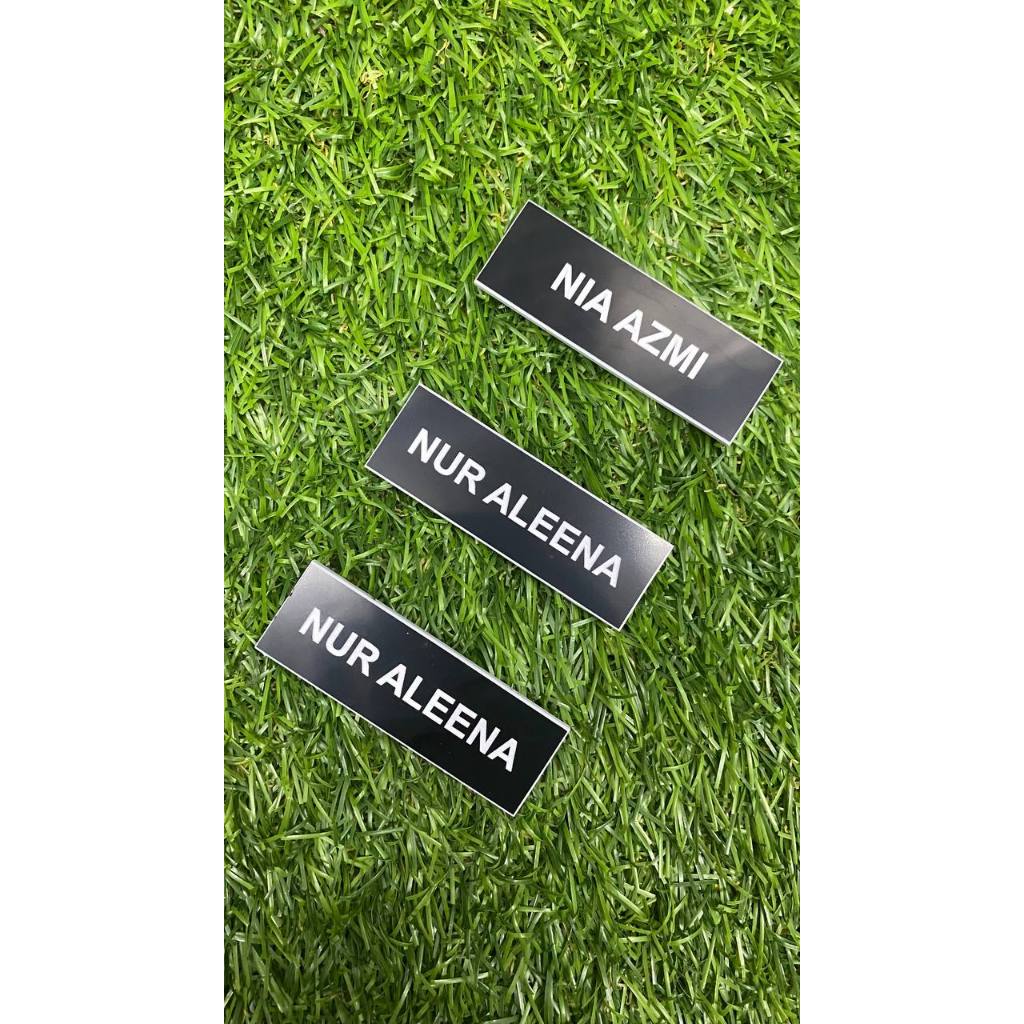 NAME TAG BIASA (Tag Nama Sekolah/Tag Nama Kakitangan Kerajaan / Tag ...