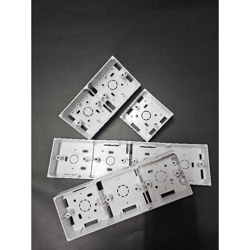 PVC BOX NUT BOX SURFACE BOX 3X3 3X7 3X10 3X13 | Shopee Malaysia
