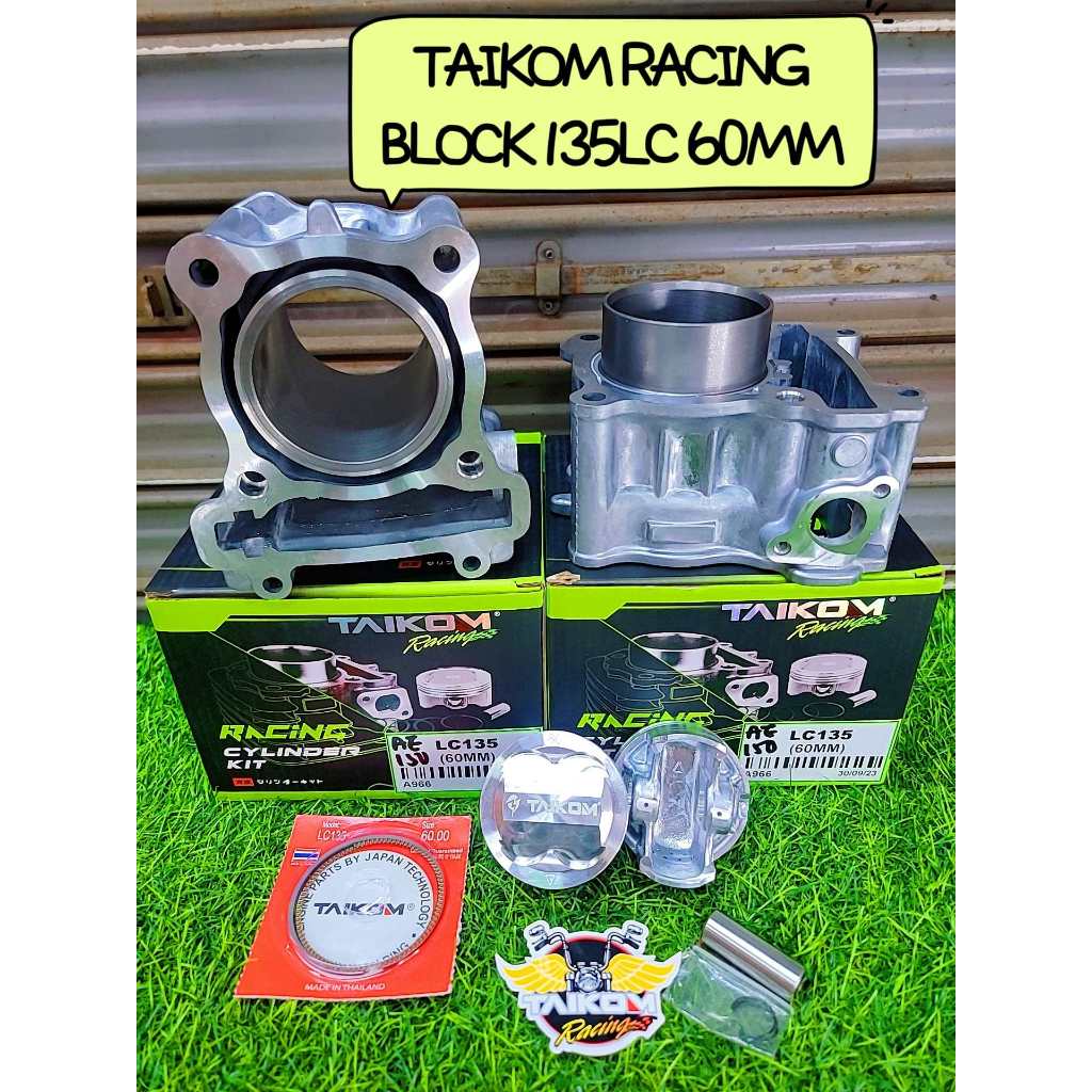 TAIKOM RACING BLOCK( LC135/EX5 CLASS 1/SRL110/WAVE 110/CLASS 1 PNP DREAM/SRL115) BLOCK CYLINDER ...