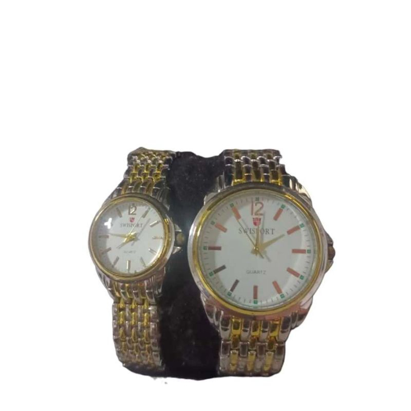 Swissport Couple Watch set Withe box | Shopee Malaysia