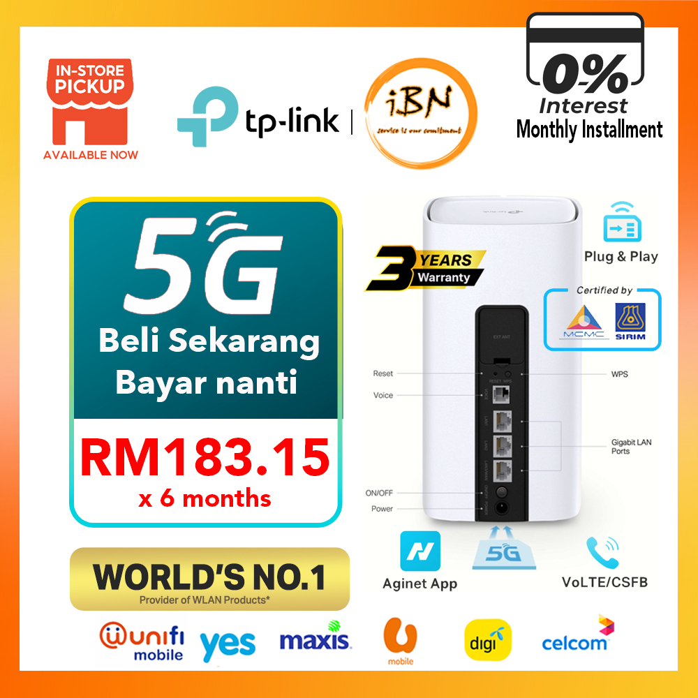 TP-Link Umobile Home 5G NX510v 5G AX3000 Wi-Fi6 Telephony Router ...