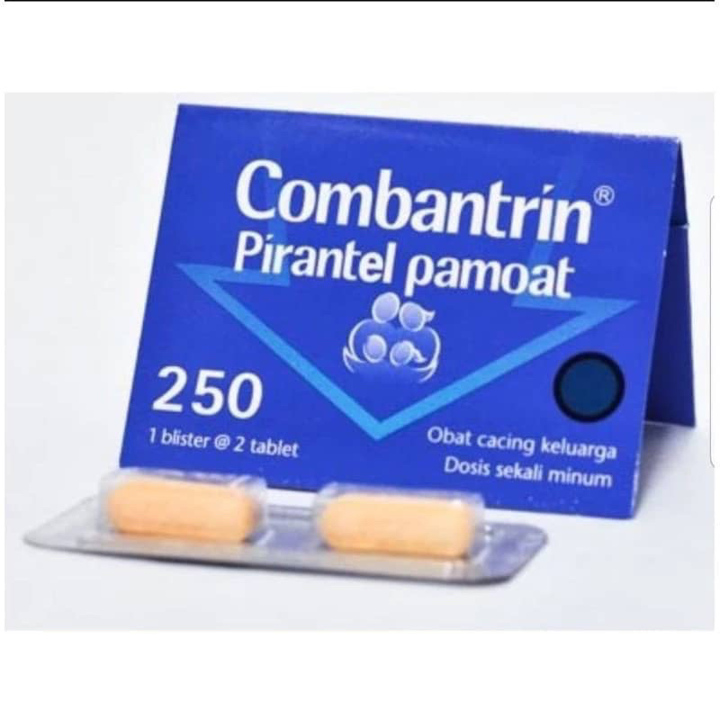 COMBANTRINE UBAT CACING ORINGINAL 1 STRIP @ 2 tablet | Shopee Malaysia