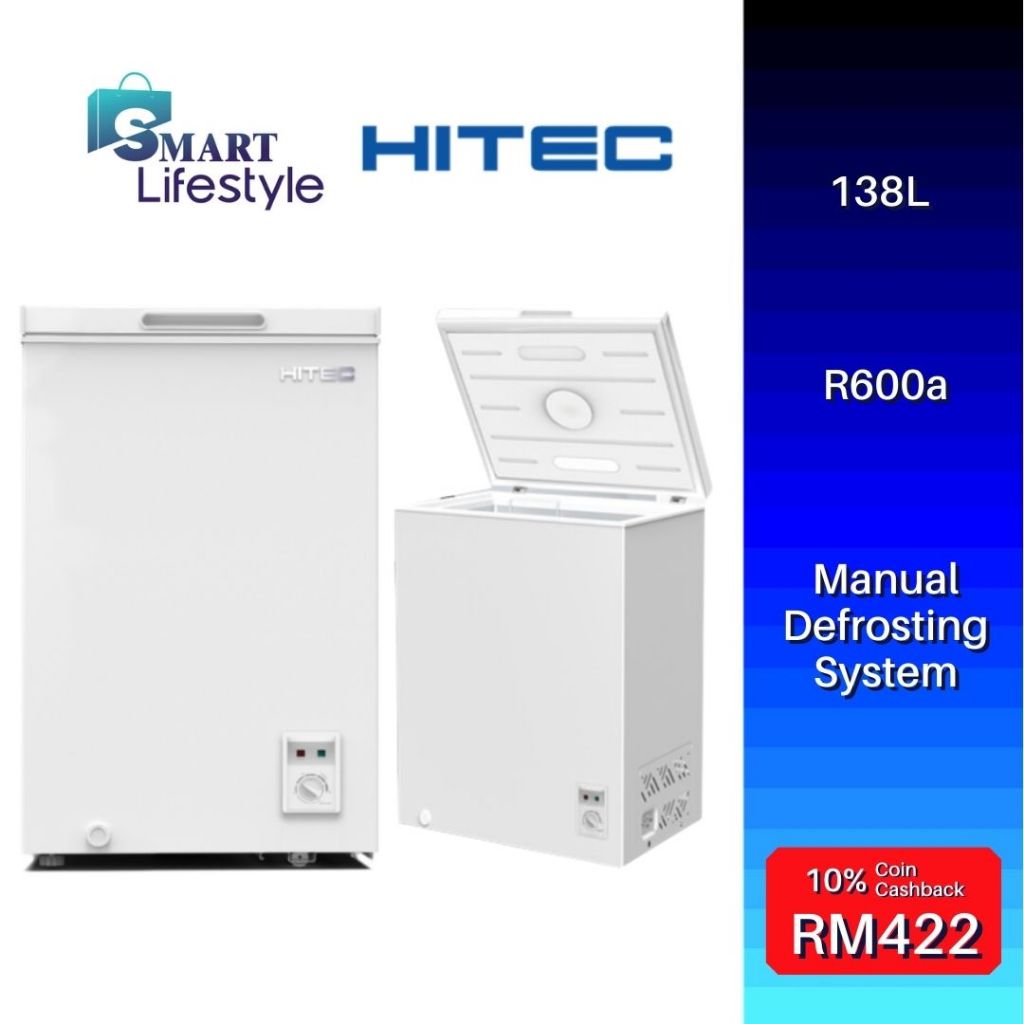 Hitec Chest Freezer Dual Cooling 138L HFZ-FC138 | Shopee Malaysia
