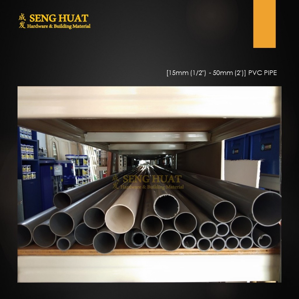 [15mm (1/2") - 50mm (2')] PVC PIPE / PAIP AIR PLASTIK | Shopee Malaysia