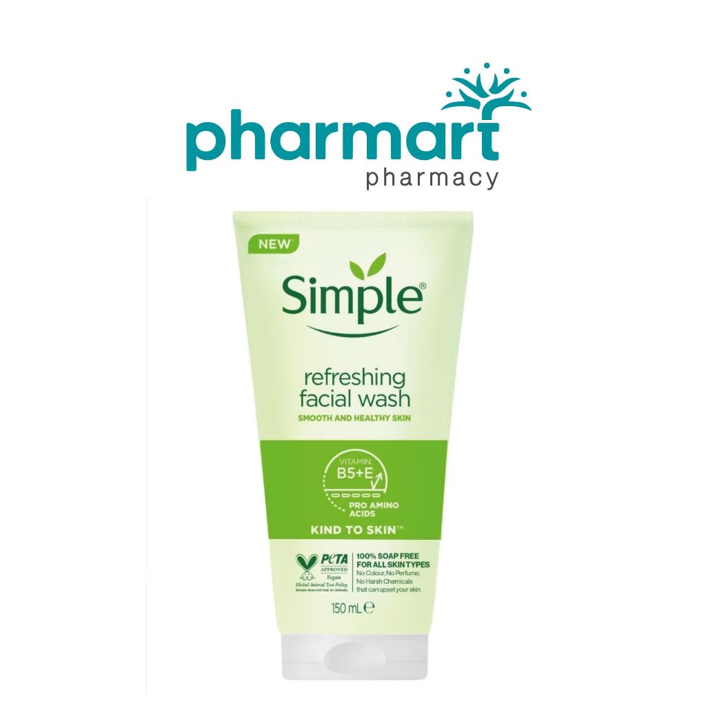 SIMPLE REFRESHING FACIAL WASH 150ML (exp5/25) | Shopee Malaysia