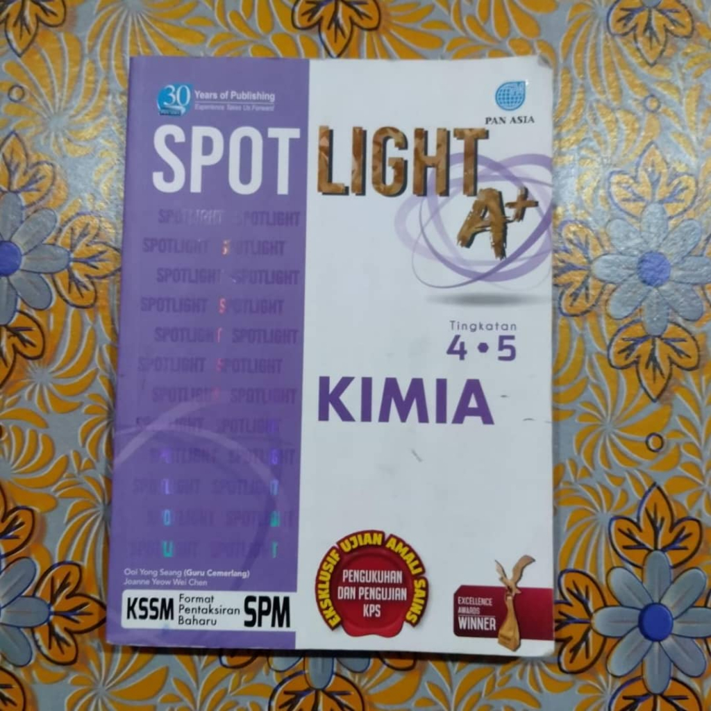 SPOTLIGHT A+ KIMIA TINGKATAN 4 DAN 5 KSSM | Shopee Malaysia