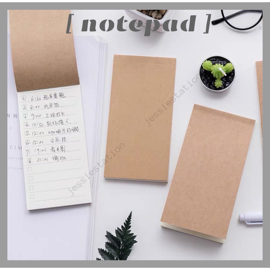 Notepad / Minimalist Muji Style To Do List / Checklist / 50pcs & 60pcs ...