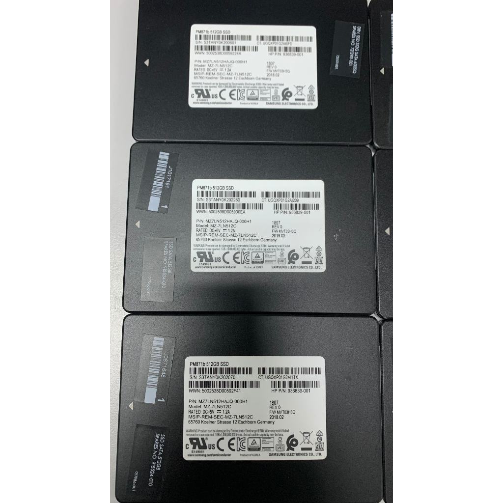 Samsung 512GB SSD 2.5 PM871b 936839-001 (540Mb/s Read, 520Mb/s Write ...