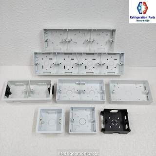 CZ kotak suis soket elektrik pasang dinding 1 2 3 4 gang 插座底壳 单座双座 ...