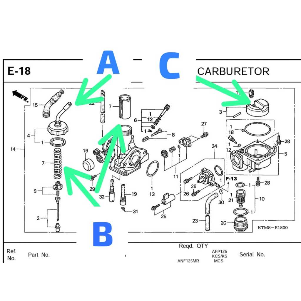 Honda Wave125 Carburetor Cap, Carburetor Valve set Throttle, Carburetor ...