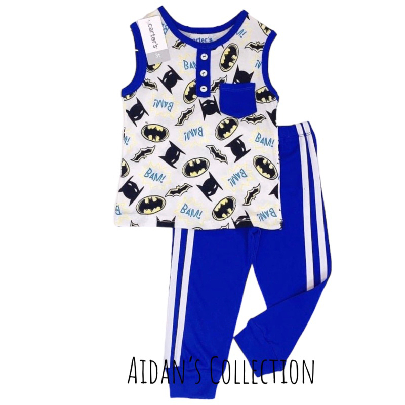 Singlet Set with Long Pants Boy Carters / Set Singlet dengan Seluar ...