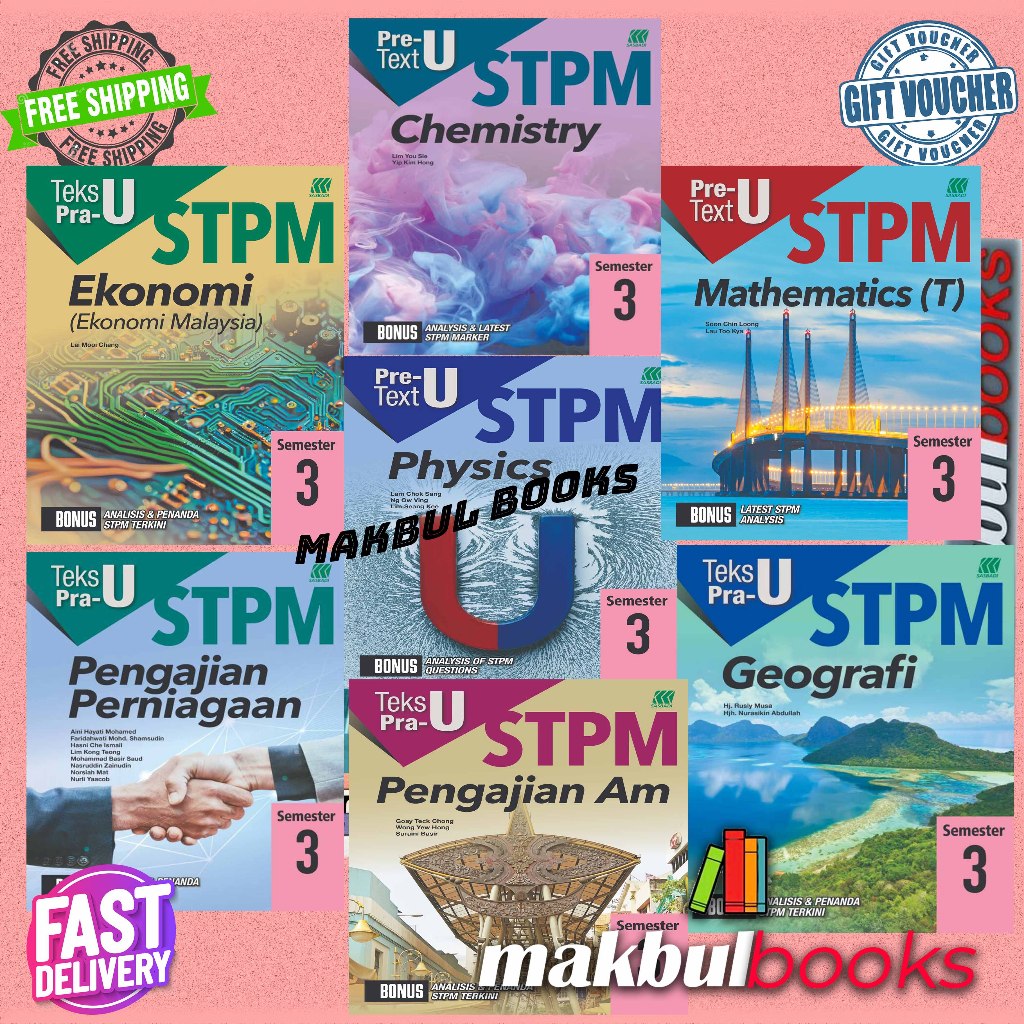 Sasbadi Buku Latihan Teks Pra U Stpm Semester 3 Edisi 2023 24 Shopee