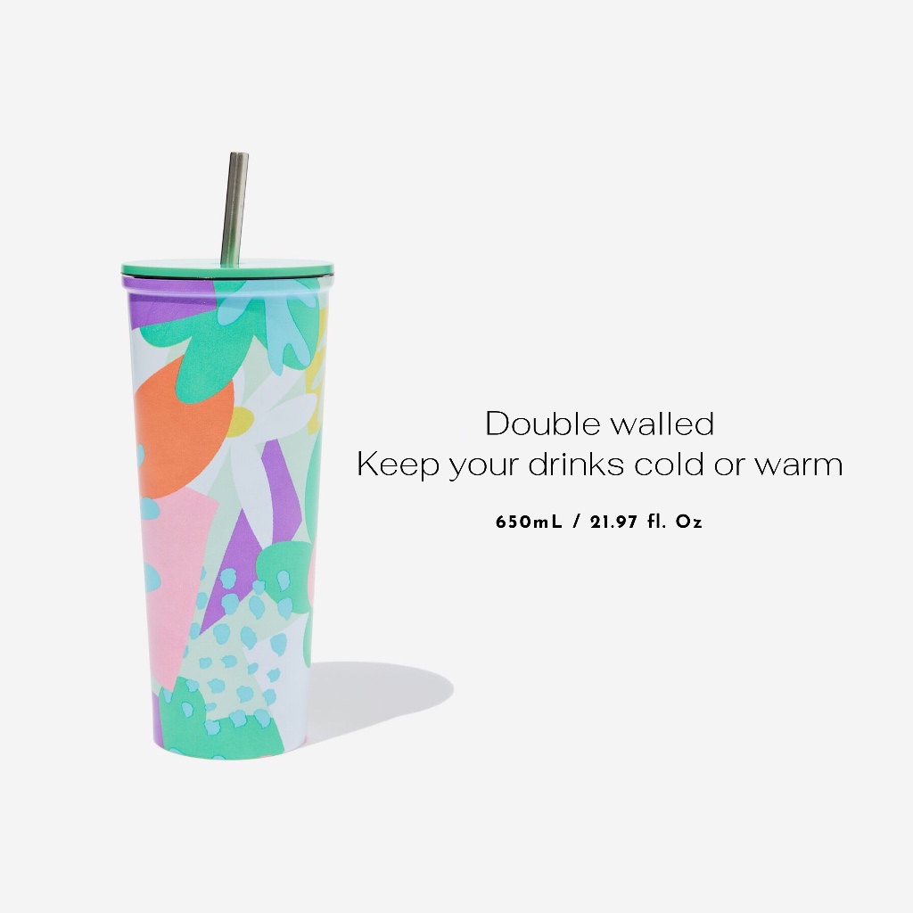 TYPO x Gudetama Tumbler / Typo Metal Smoothie Cup / Stainless Steel ...