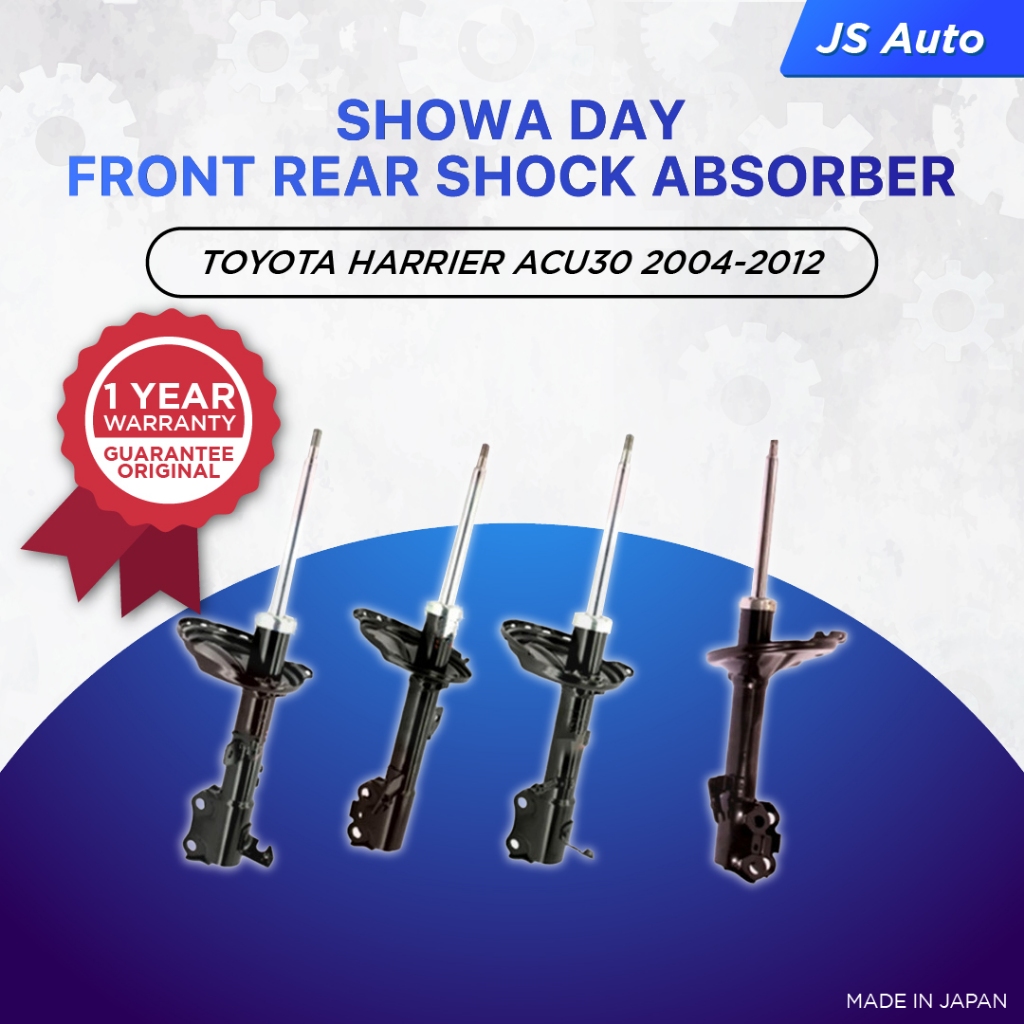 🔥TOYOTA HARRIER ACU30 2004-2012 SHOWA DAY FRONT REAR ABSORBER (1 YEAR ...