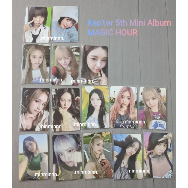 Kep1er Magic Hour Photocard Yujin Xiaoting Mashiro Chaehyun Dayeon Hikaru Youngeun Bahiyyih ...