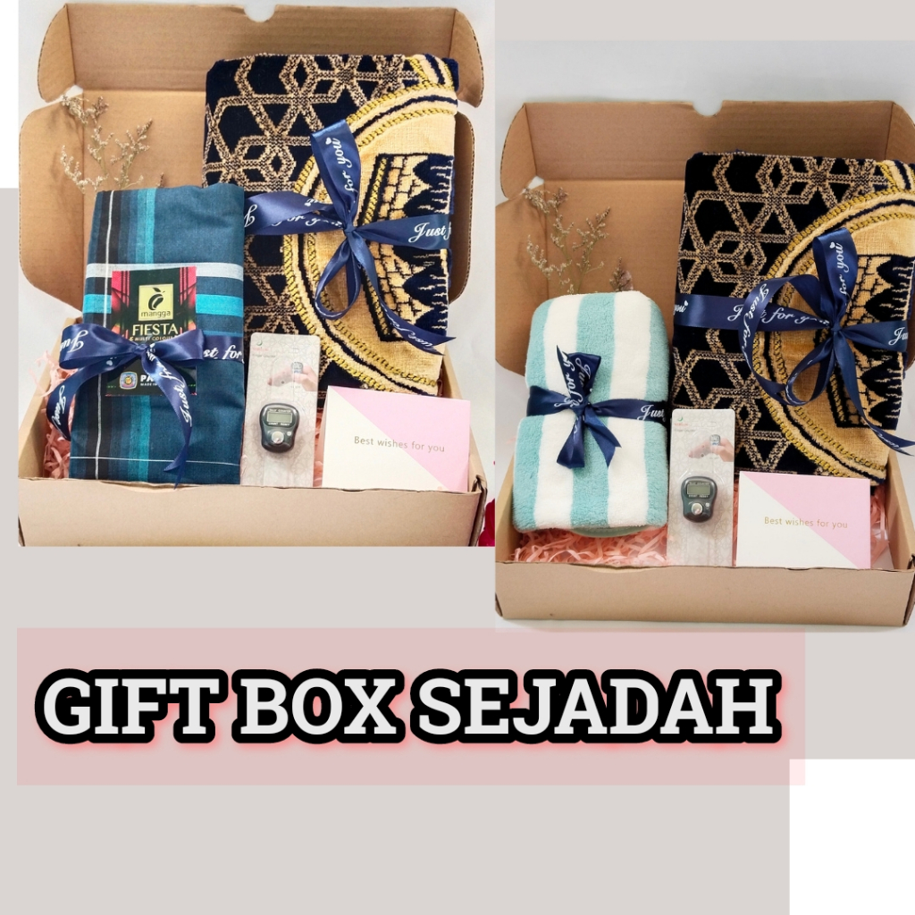Hadiah Sejadah Turkey/Gift Box Sejadah/Gift Box Birthday/Surprise/Gift ...