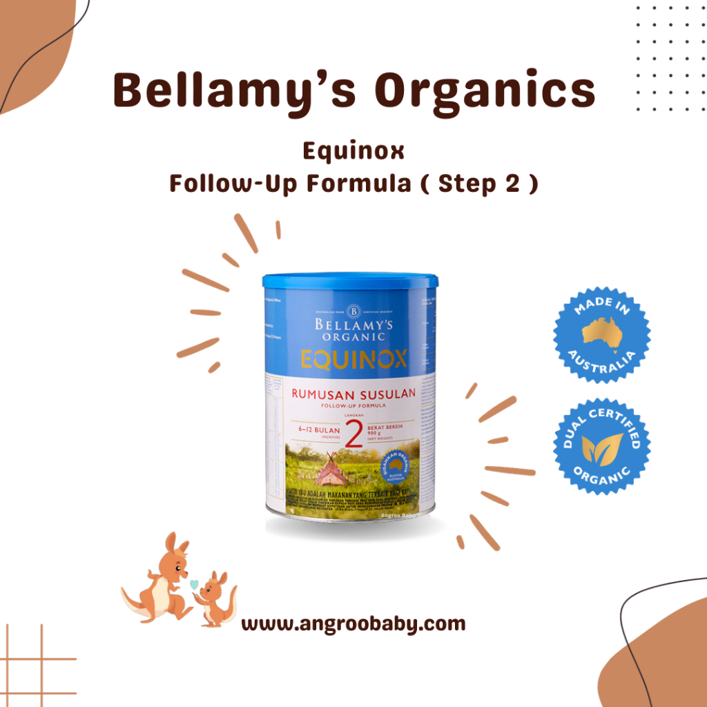 Bellamy's Organic Step 2 Follow-Up Formula 900g (Rumusan Susulan ...