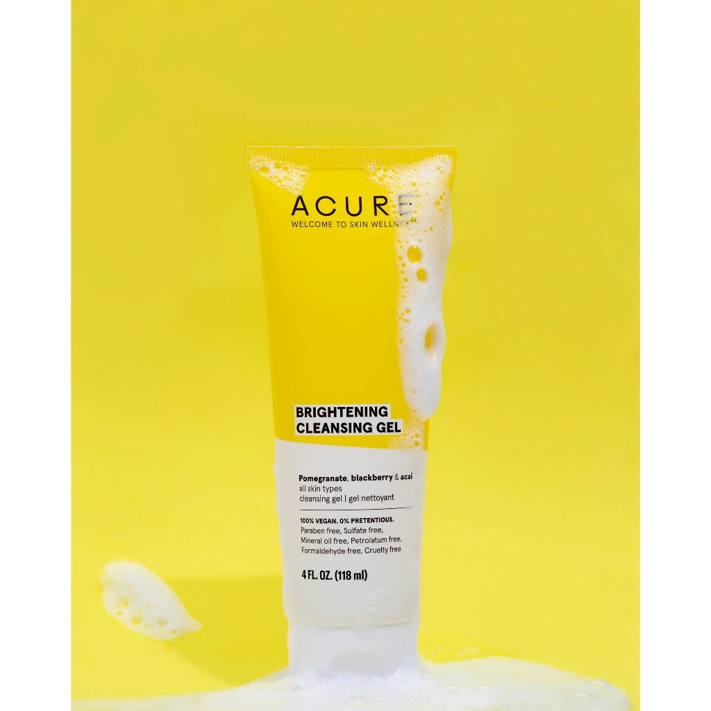 Acure, Brightening Cleansing Gel, 4 fl oz (118 ml) Vegan | Shopee Malaysia