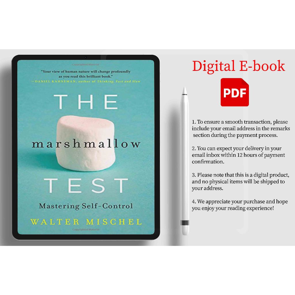 The Marshmallow Test Mastering Self-Control (Walter Mischel) | Shopee ...