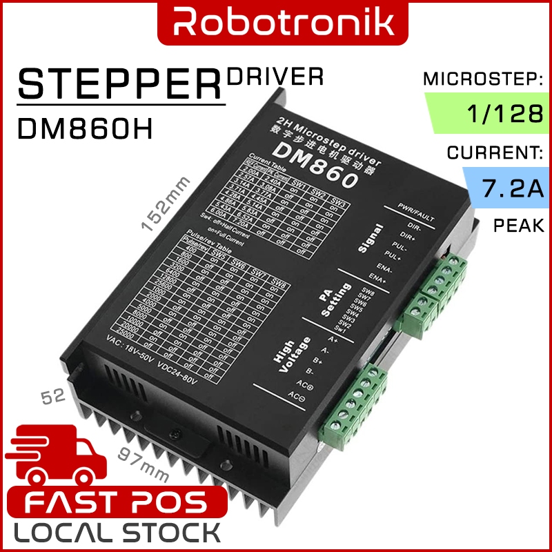 Stepper Motor Driver - DM 542 556 860H TB67S109 TB 6560 6600 | Shopee ...