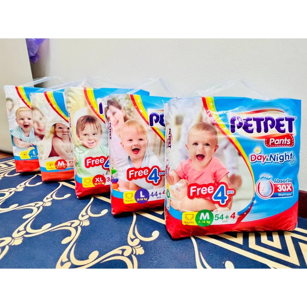 Petpet Day & Night M58 Free Gift Baby Diapers | Shopee Malaysia