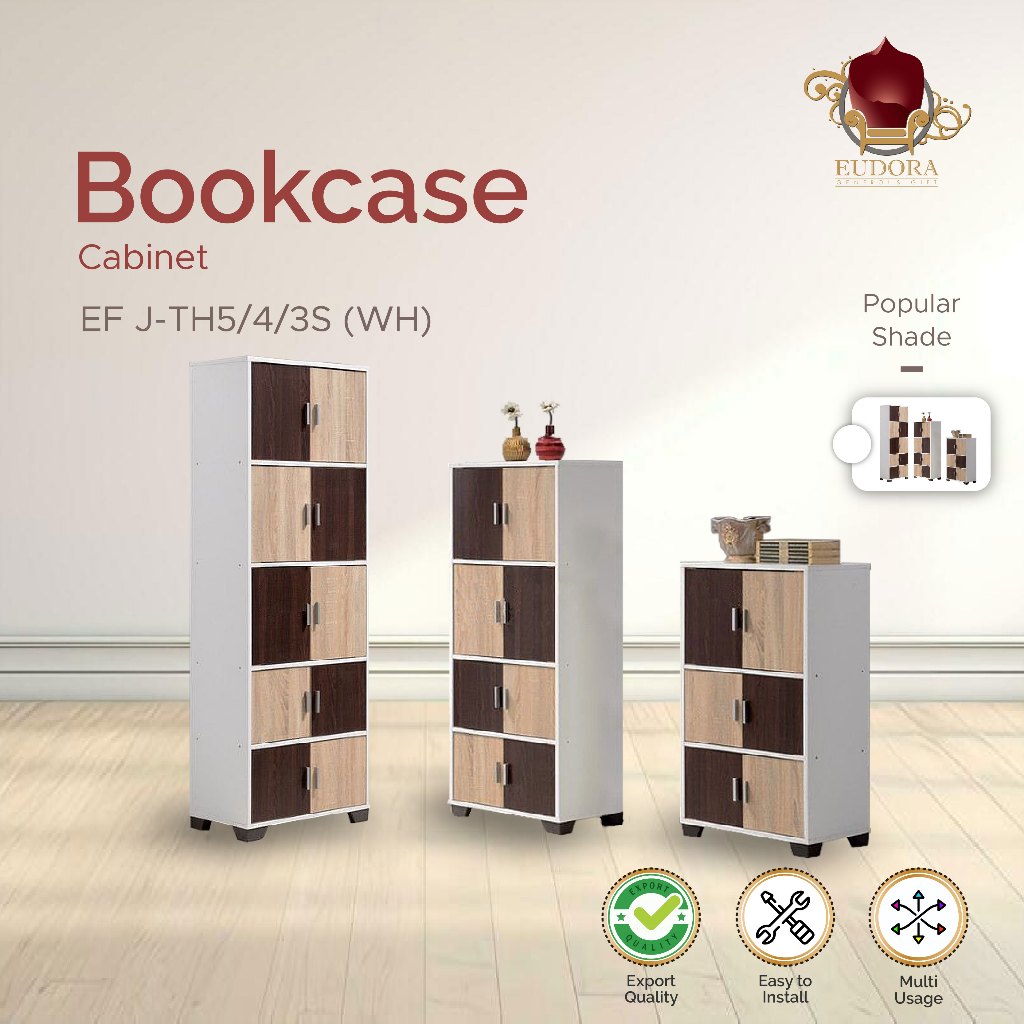 【𝐄𝐔𝐃𝐎𝐑𝐀 𝐅𝐔𝐑𝐍𝐈𝐓𝐔𝐑𝐄】Storage Cabinets / Book Shelf / Almari Simpanan ...