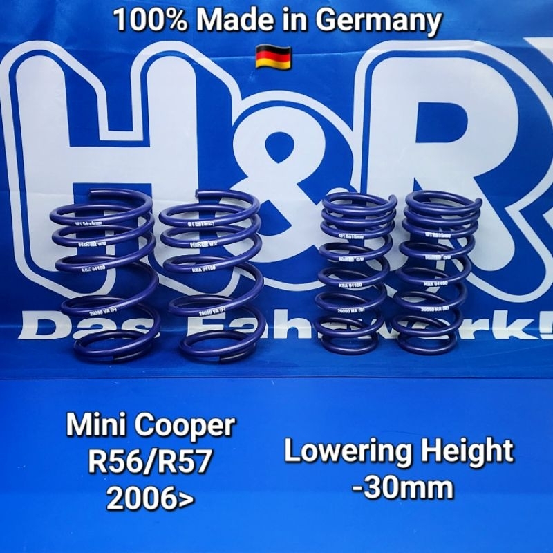 Mini Cooper R56/R57 - H&R Sport Springs | Shopee Malaysia