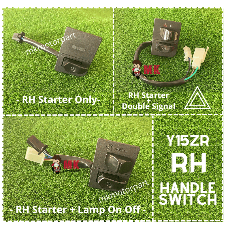 Yamaha Y15zR STARTER / On Off / Double Signal Warning Light KNOB / RH ...