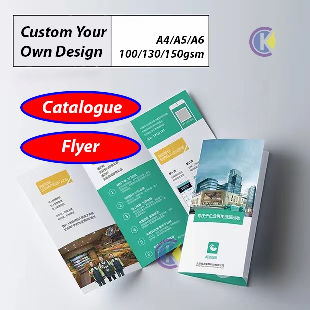 Custom Flyer Catalogue Printing A6/A5/A6 Booklet Photo Print iklan ...
