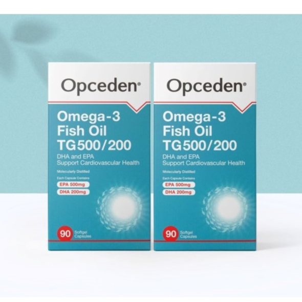 [VALUE PACK] Opceden Omega 3 FISH OIL TG500/200 1000MG 90’s x2 | Shopee ...