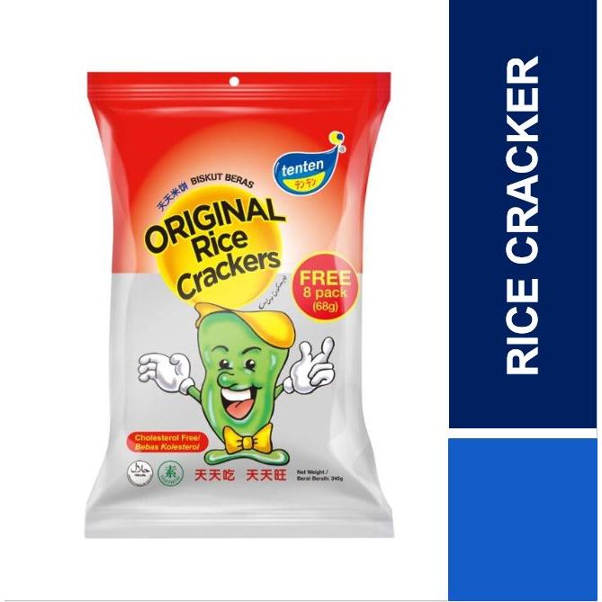 Tenten Rice Cracker 340g + 68g | Shopee Malaysia