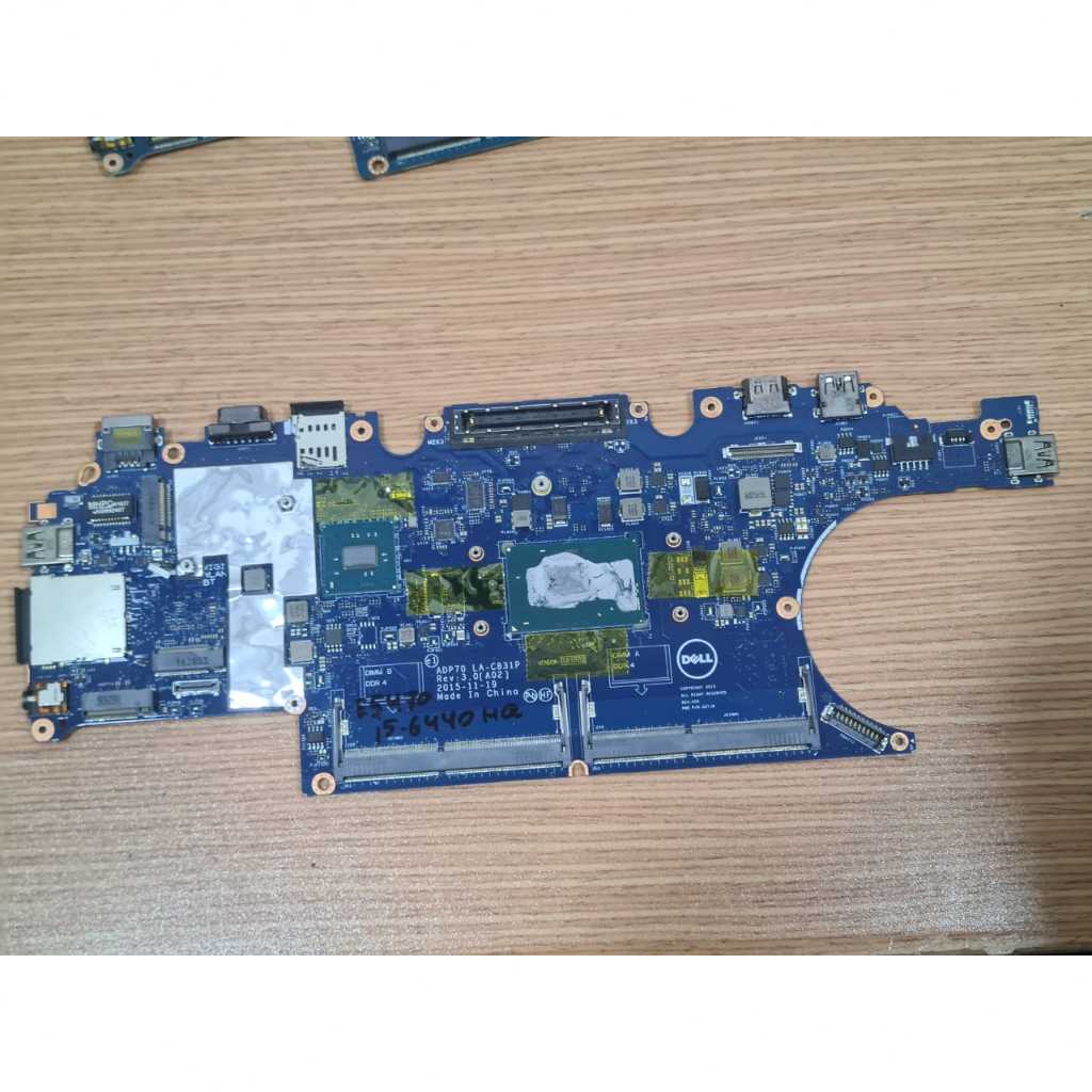 dell Latitude E5470 Laptop Motherboard Refurbished LA-C631P w/ i5-6300U ...