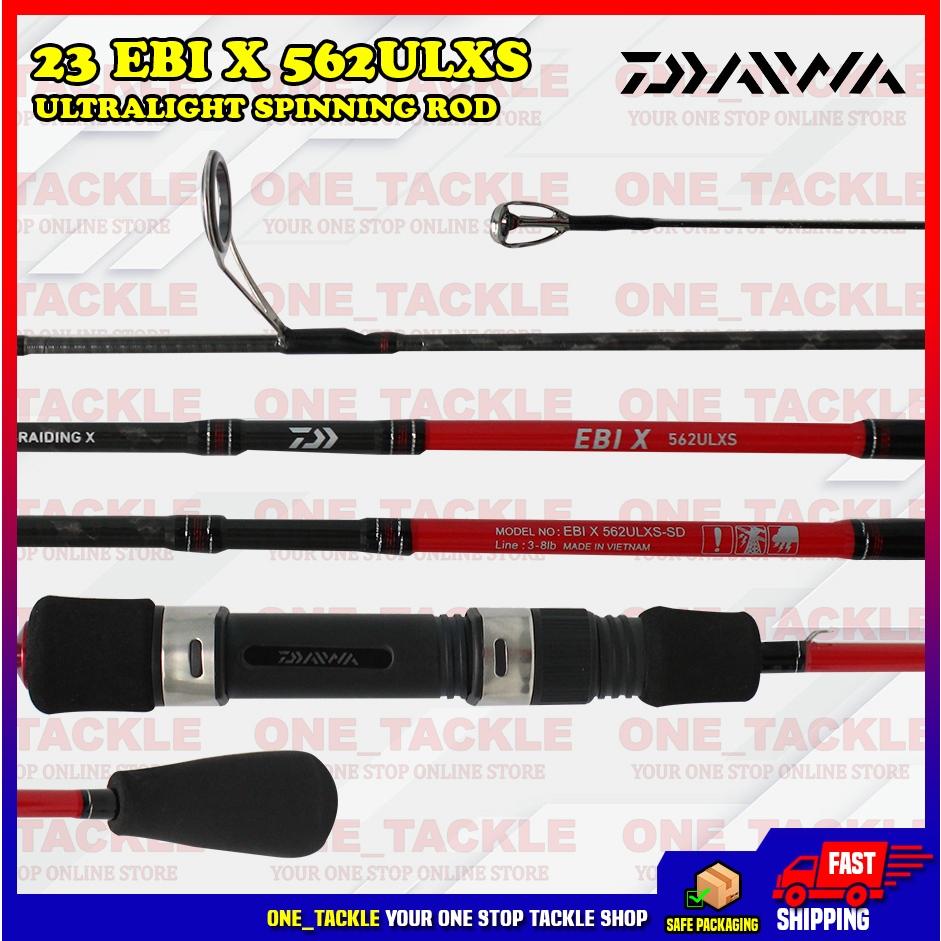 Daiwa Ebi X ultralight spinning rod | Shopee Malaysia