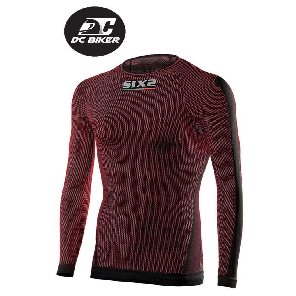 Six2 TS2 Dark Red Compression Long Sleeve Shirt (Authorized Dealer ...