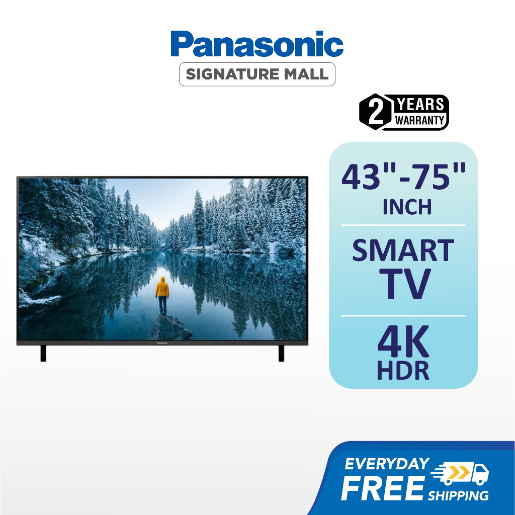 PANASONIC 4K HDR SMART TV MX650K SERIES 43, 50, 55, 65, 75 INCH LED TH ...