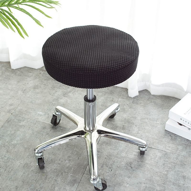Elastic soft round seat cover round stool chair | Shopee Malaysia